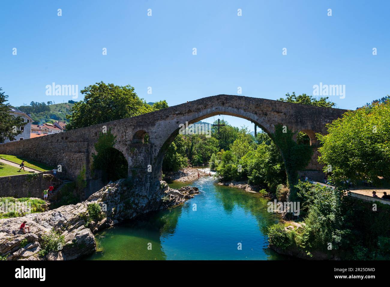 Roman bridge in cangas hi-res stock photography and images - Alamy