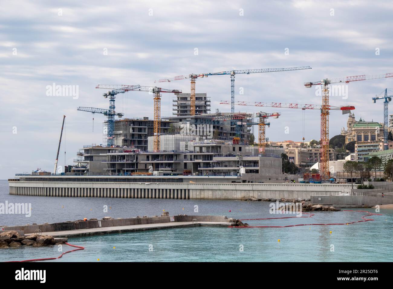Monaco, Monaco, April 21st 2023:- A view of the Le Portier ward being ...