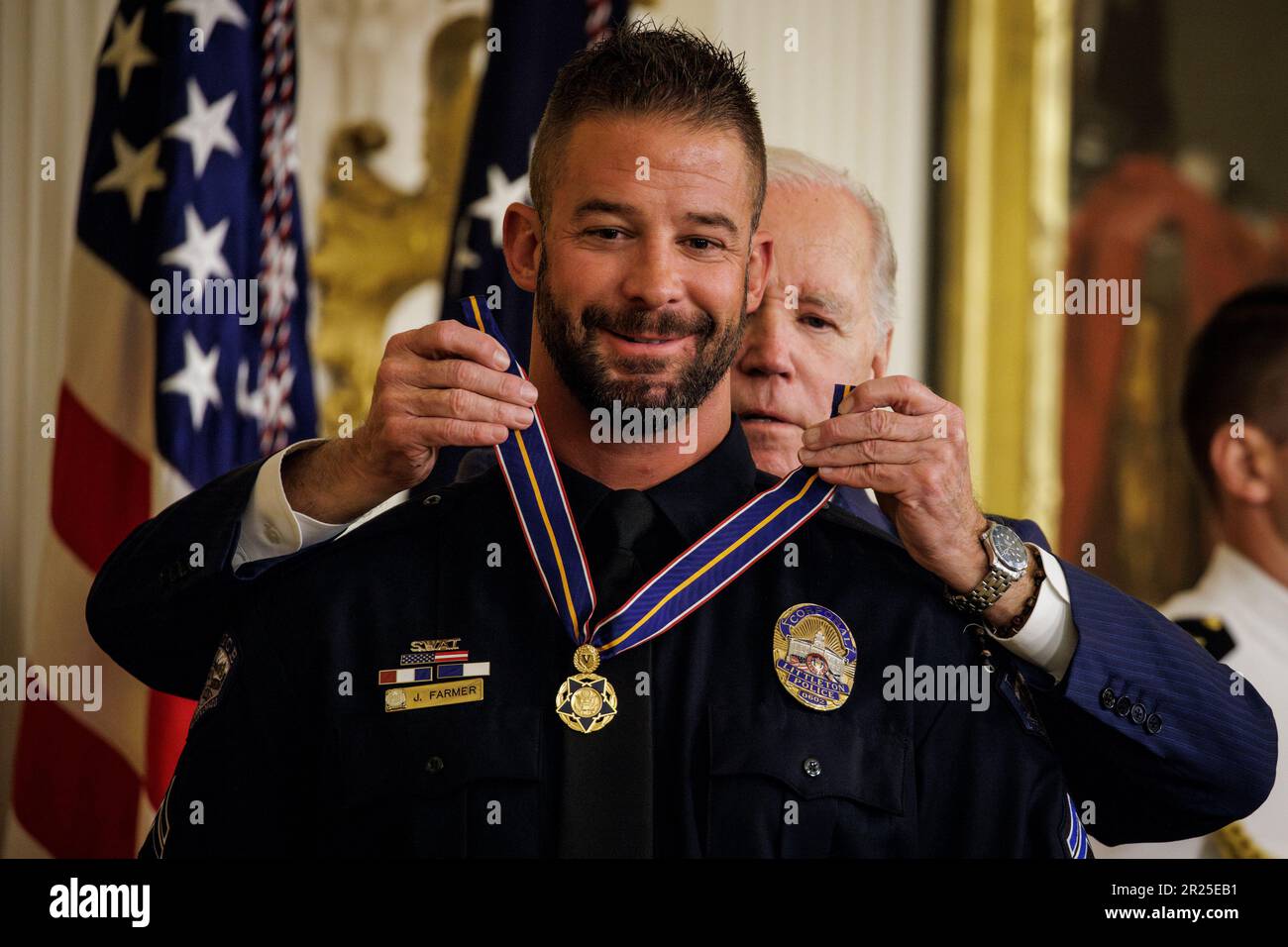 Washington, United States. 17th May, 2023. President Joe Biden presents ...