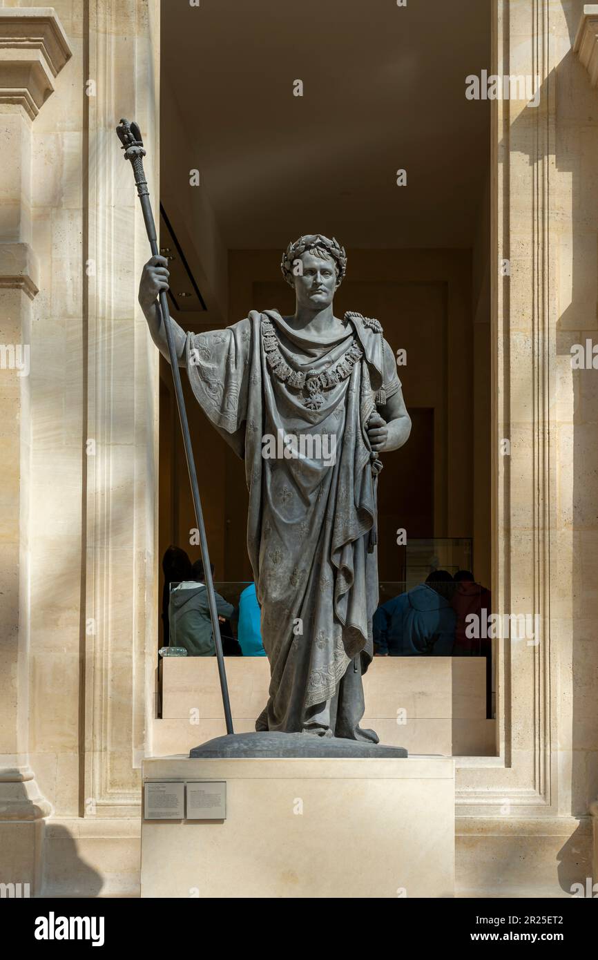 Paris, France - 05 13 2023: Louvre Museum. Napoleon 1 In Triumph by ...