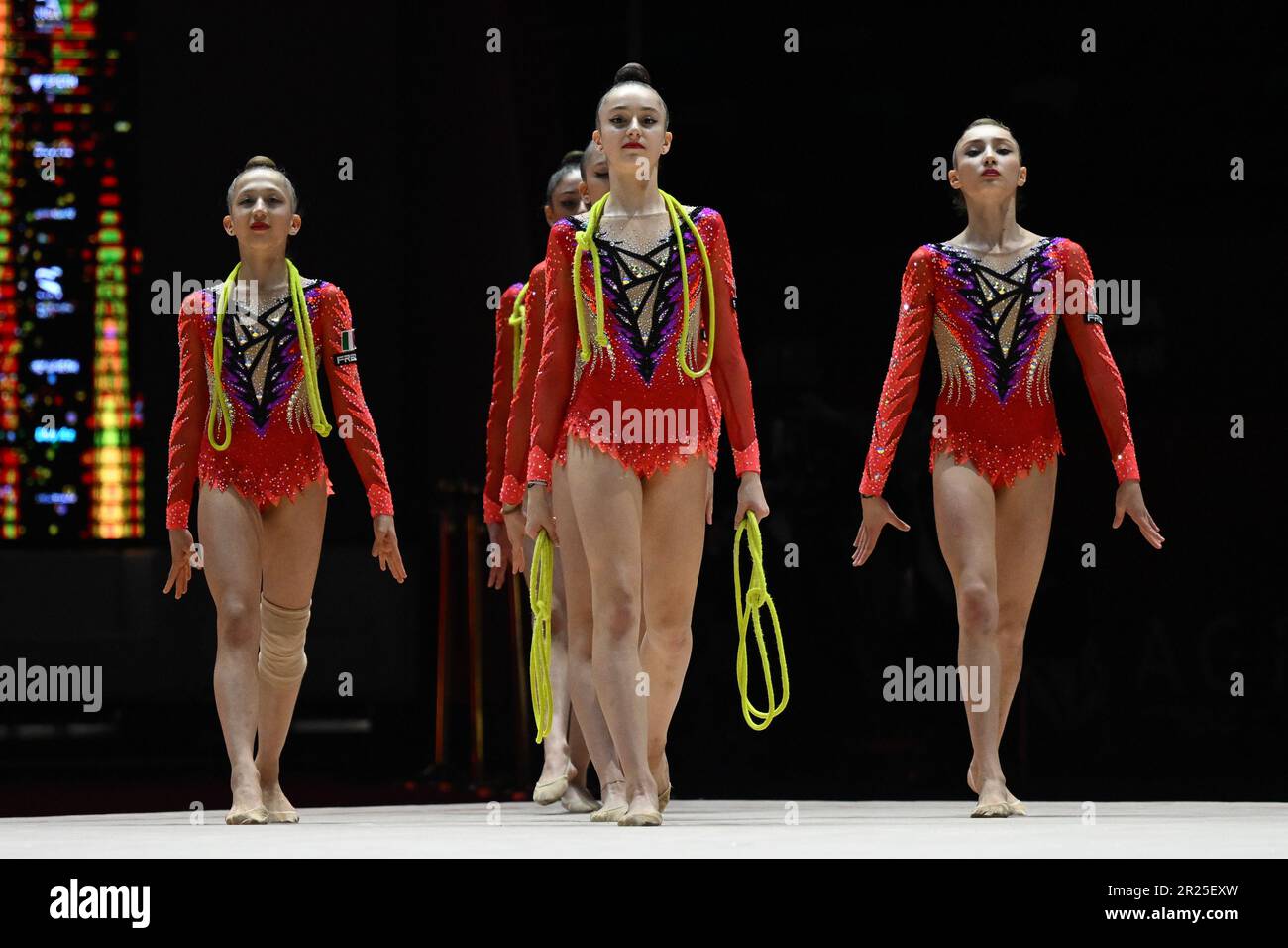 Milli Gimnastika Arena, Baku, Azerbaijan, May 17, 2023, ECh Rhythmics ...