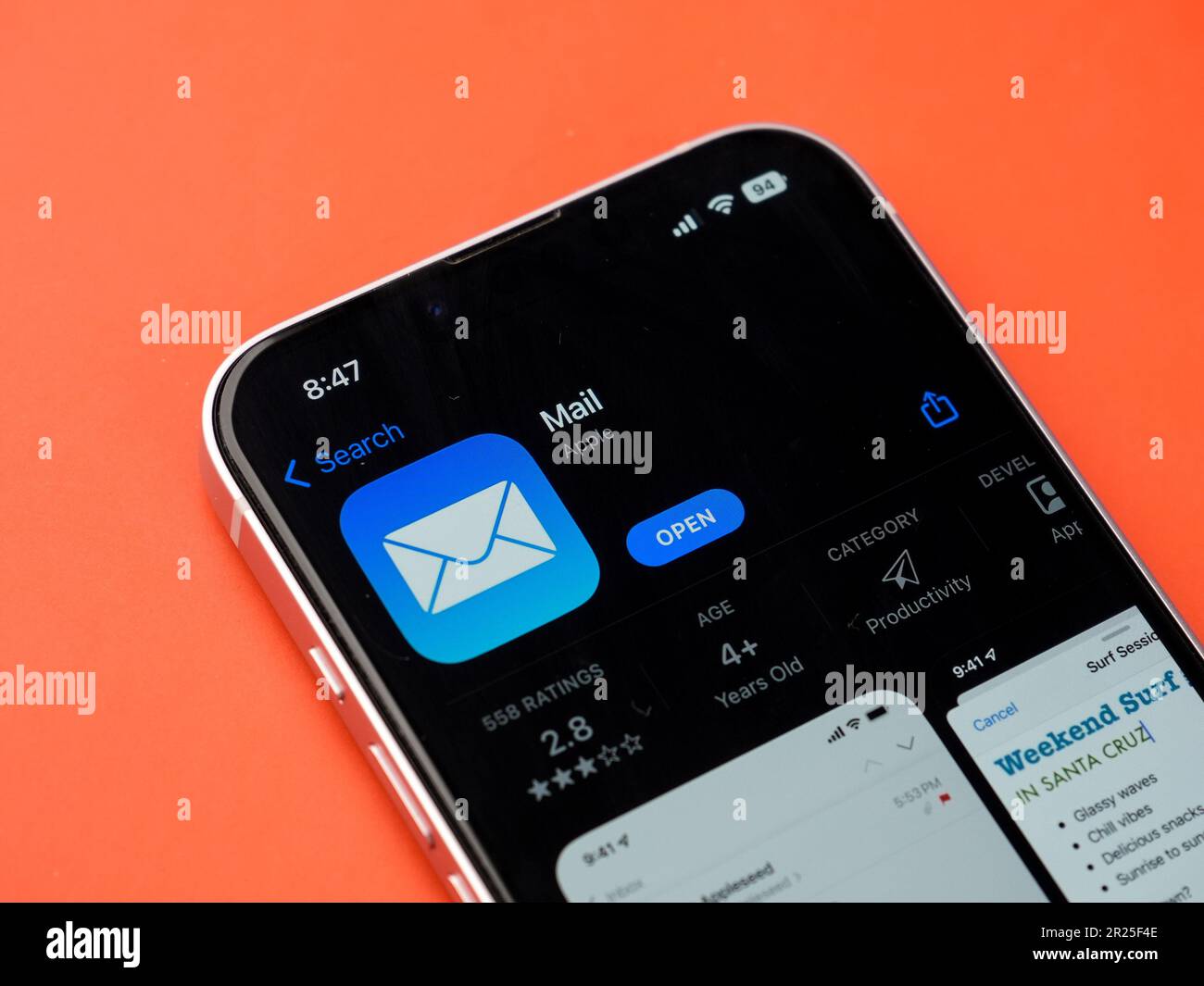 Mail ios logo hi-res stock photography and images - Alamy