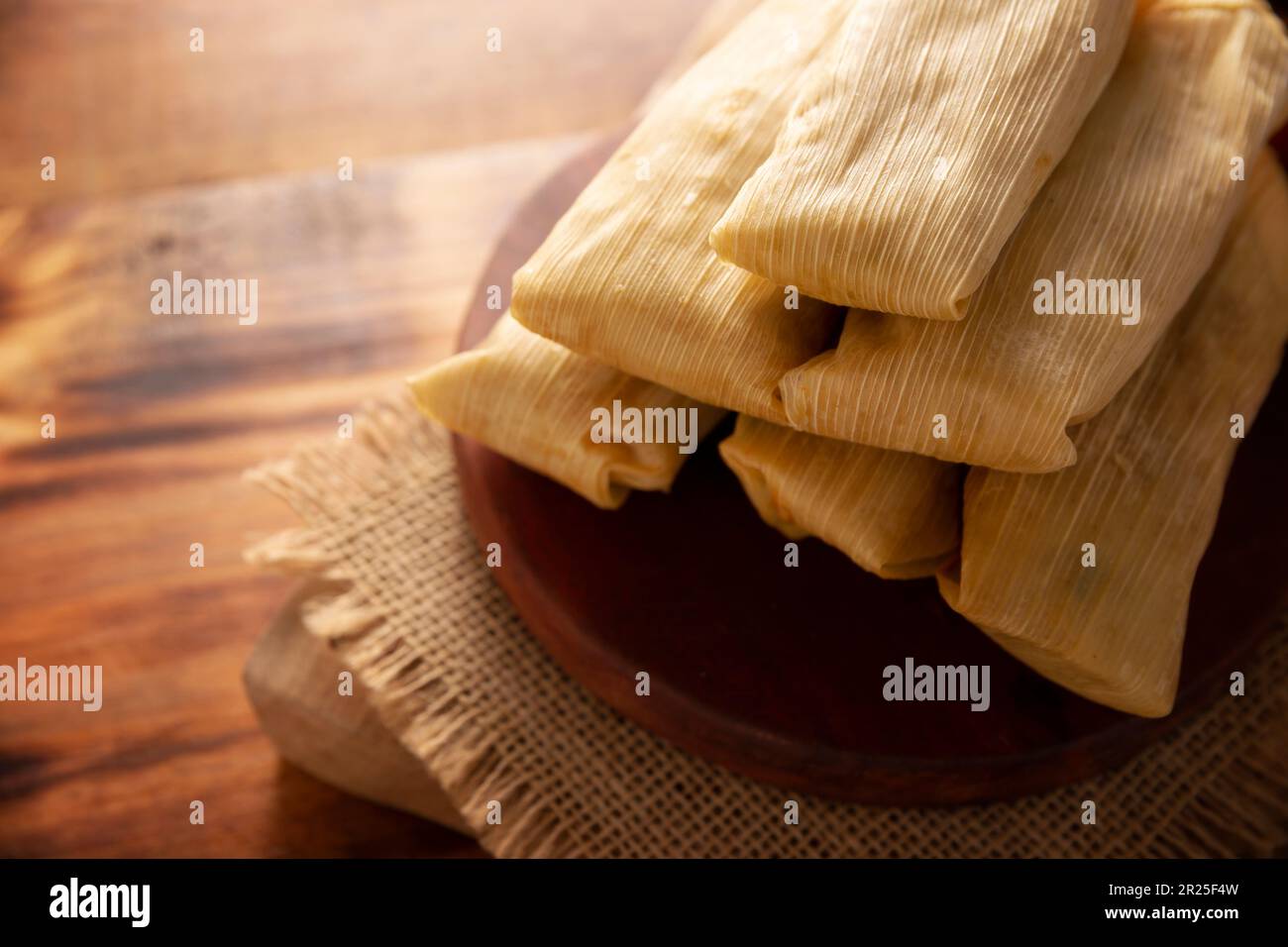 Tamales. Prehispanic dish typical of Mexico and some Latin American ...