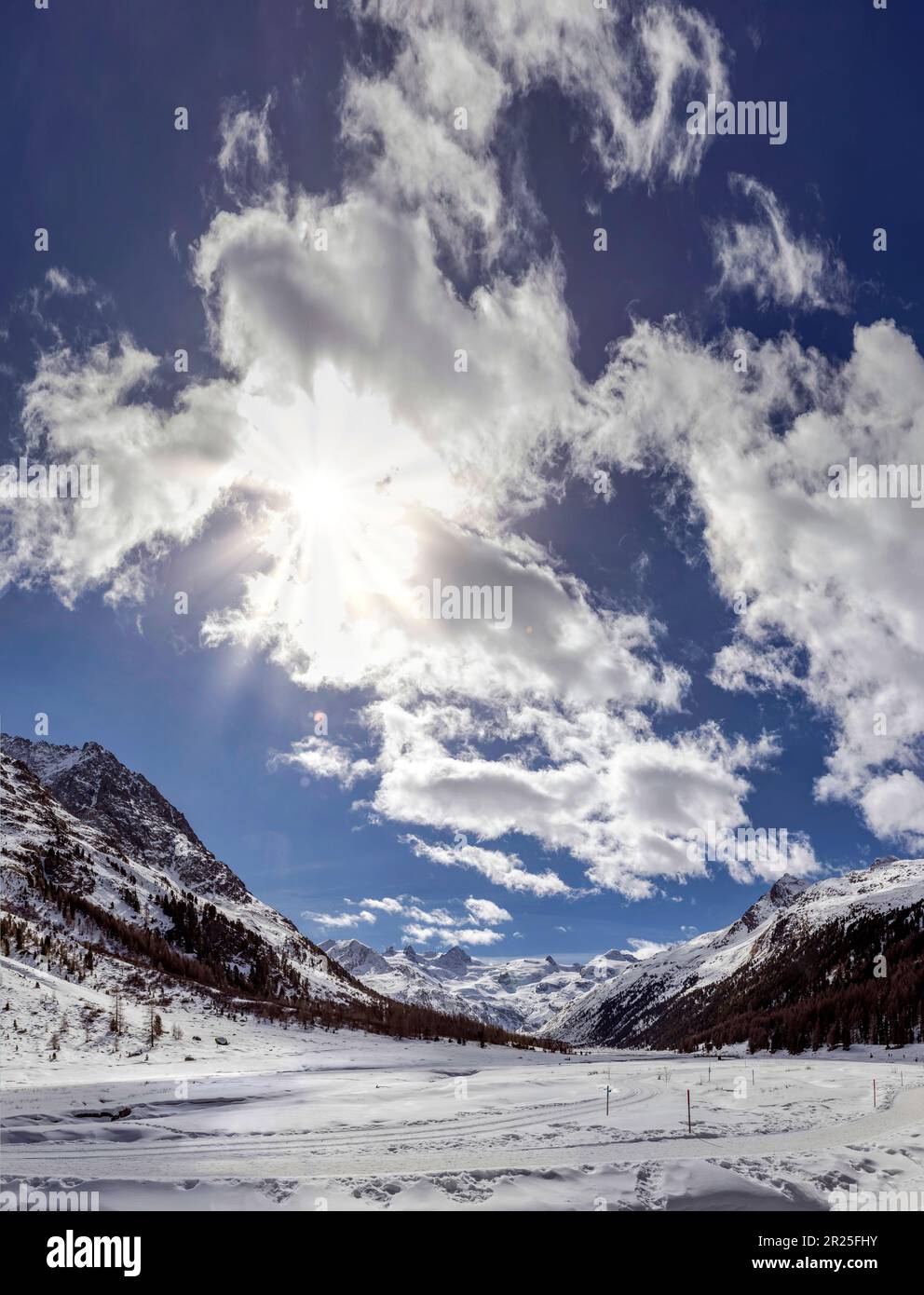 Val Roseg with view of the Roseg glacier *** Local Caption ...