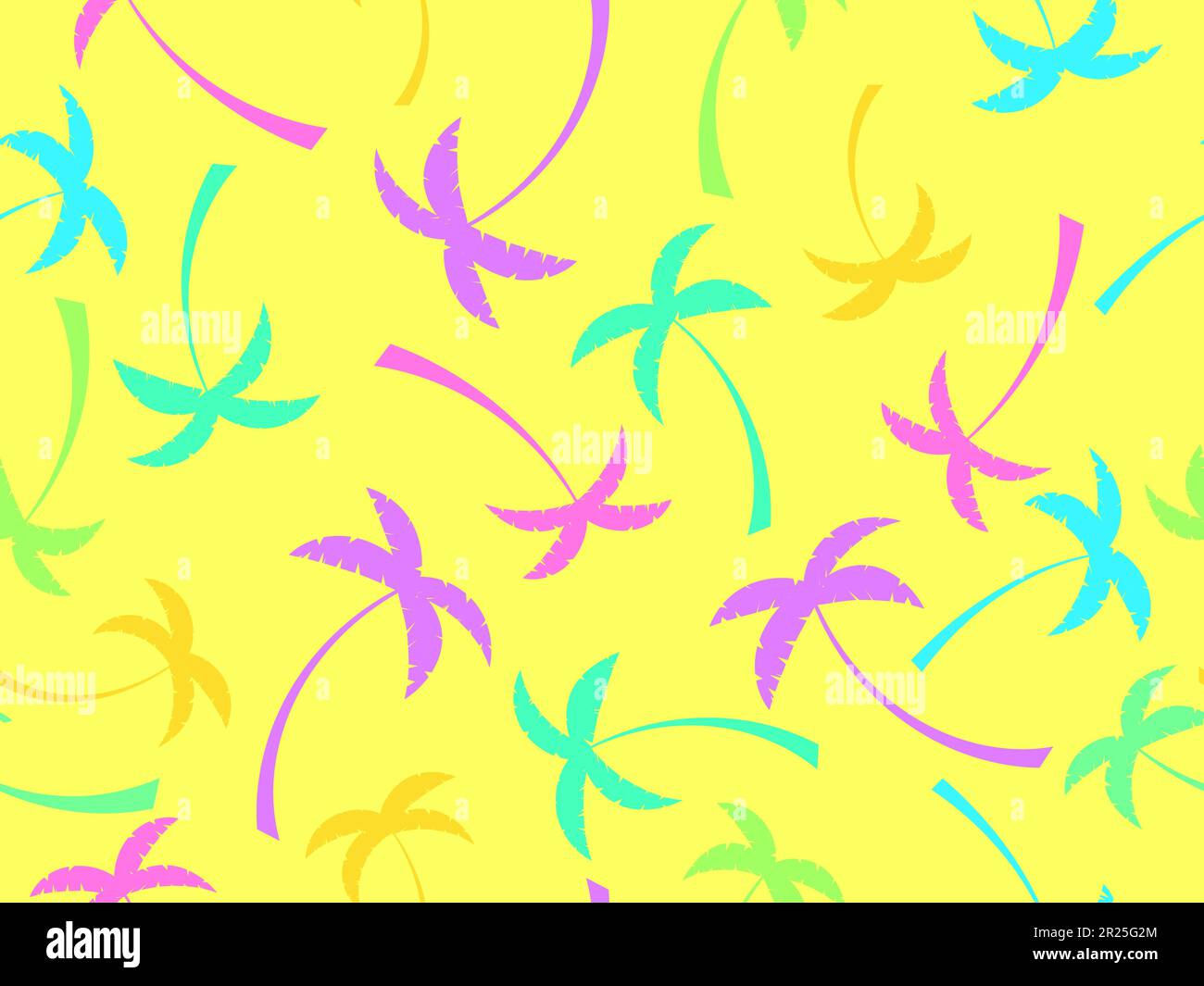 Hawaiian palms background vector hi-res stock photography and images ...
