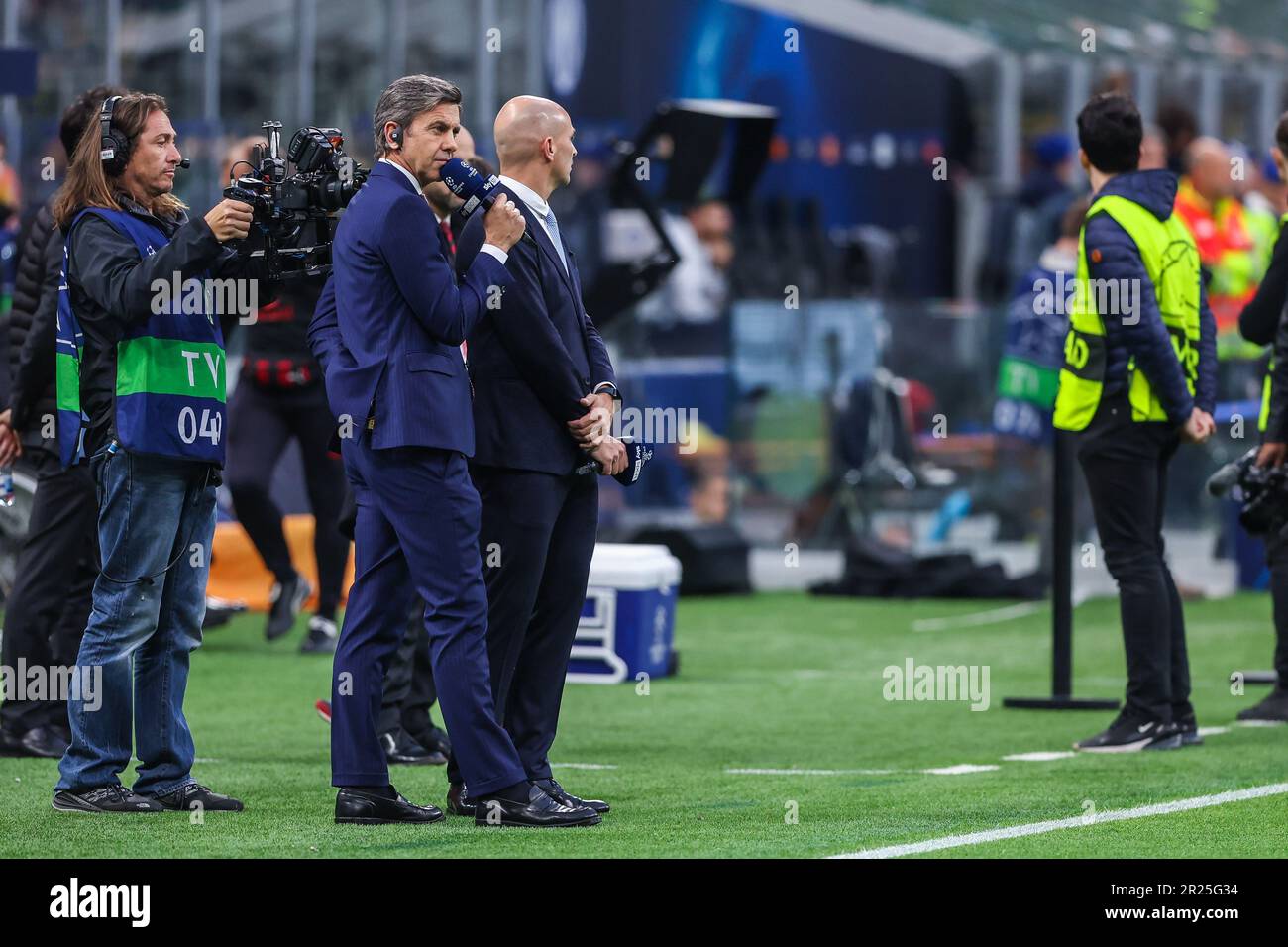 Alessandro Costacurta looks on during the UEFA Champions League 2022/23 ...