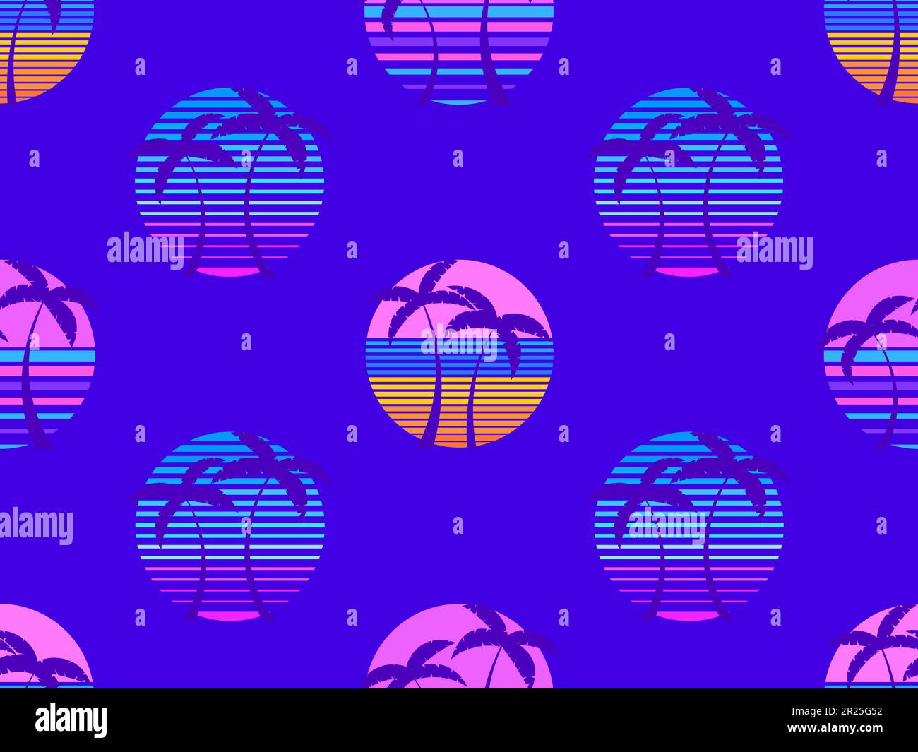 Dusk tree silhouettes Stock Vector Images - Alamy