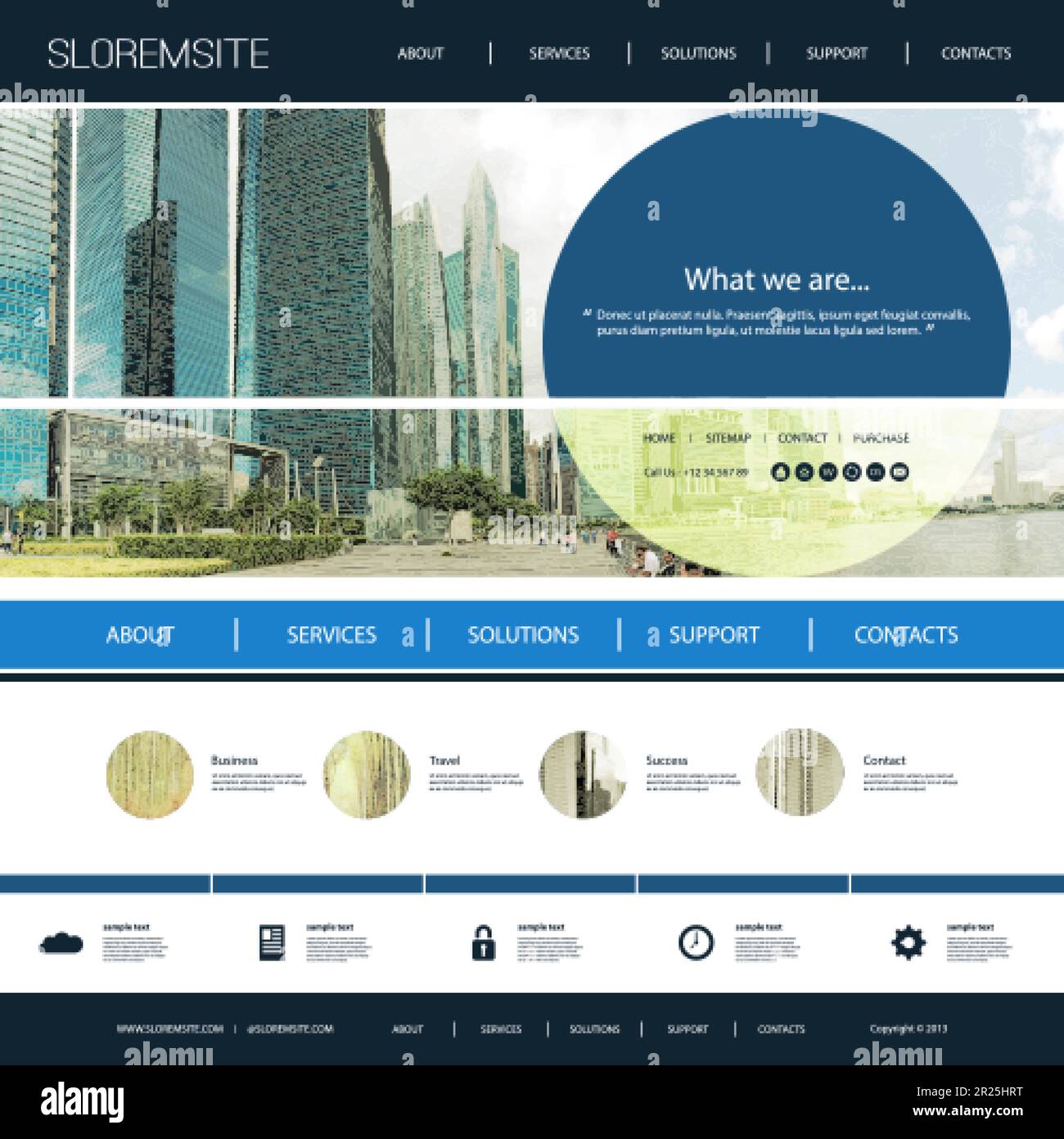 Circular city layout hi-res stock photography and images - Alamy