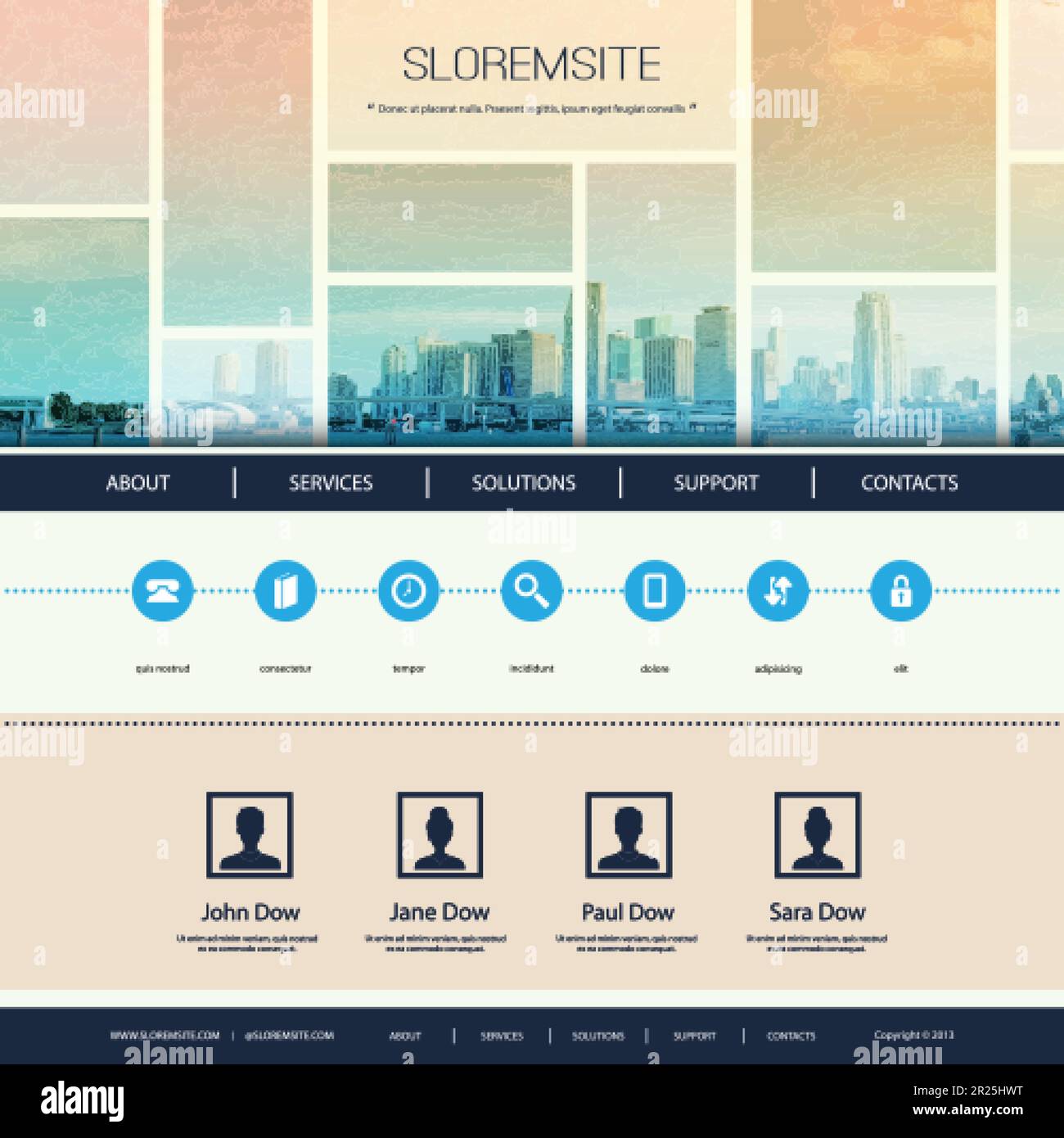 Clear sky photo Stock Vector Images - Alamy