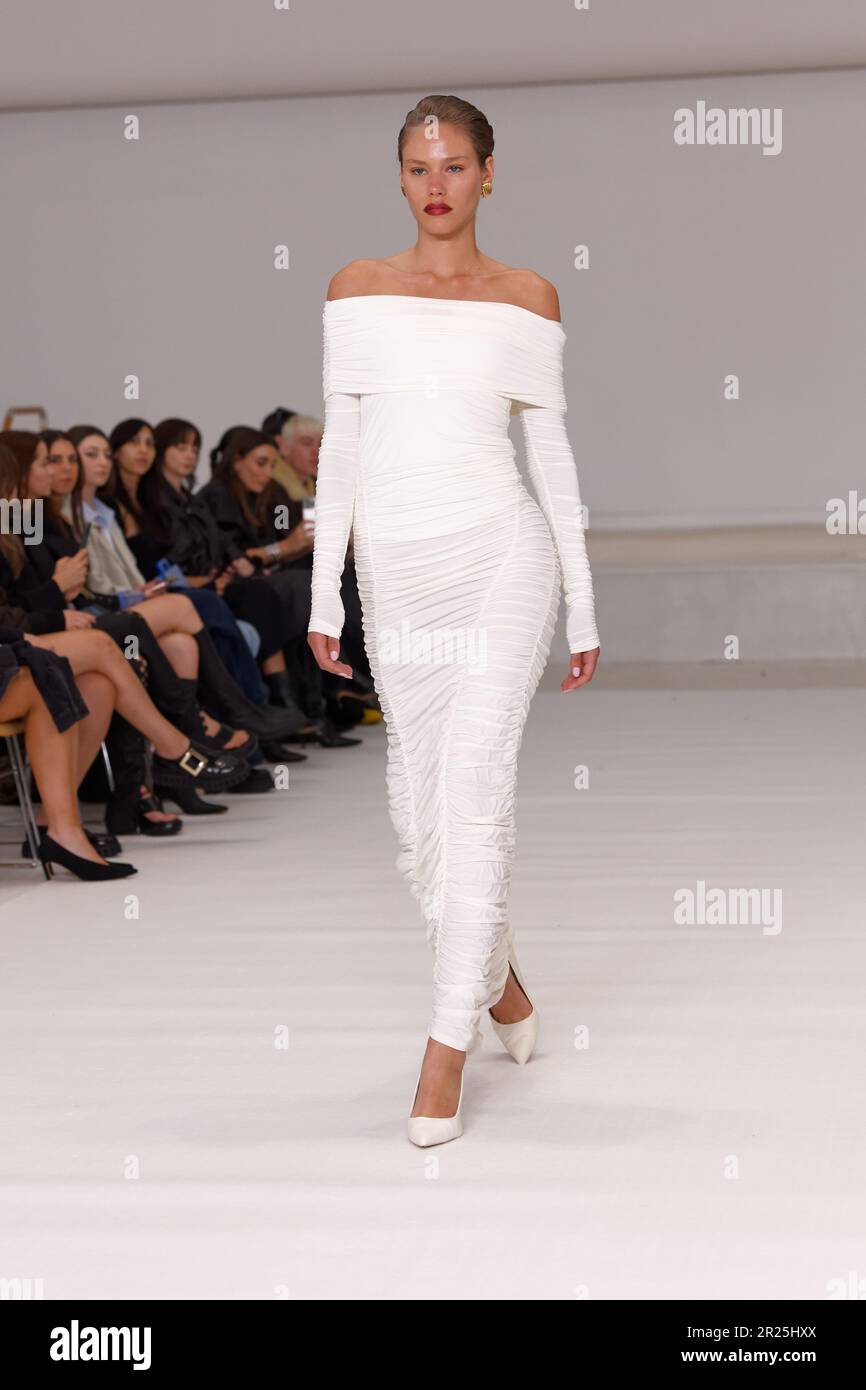 Sydney, Australia. 17th May, 2023. A model walks the runway during the ...