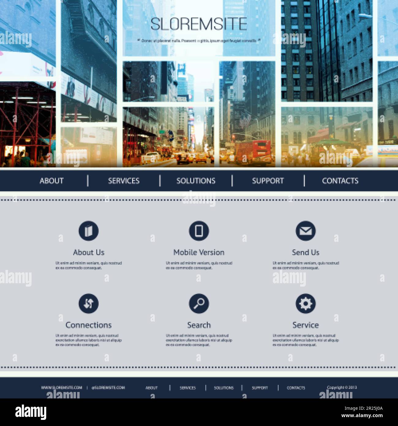 Editable new york street sign Stock Vector Images - Alamy