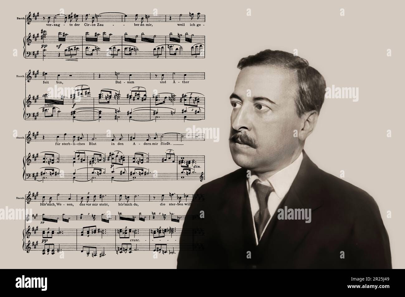 Hugo von Hofmannsthal, 1874-1929, Austrian novelist and poet, digital ...