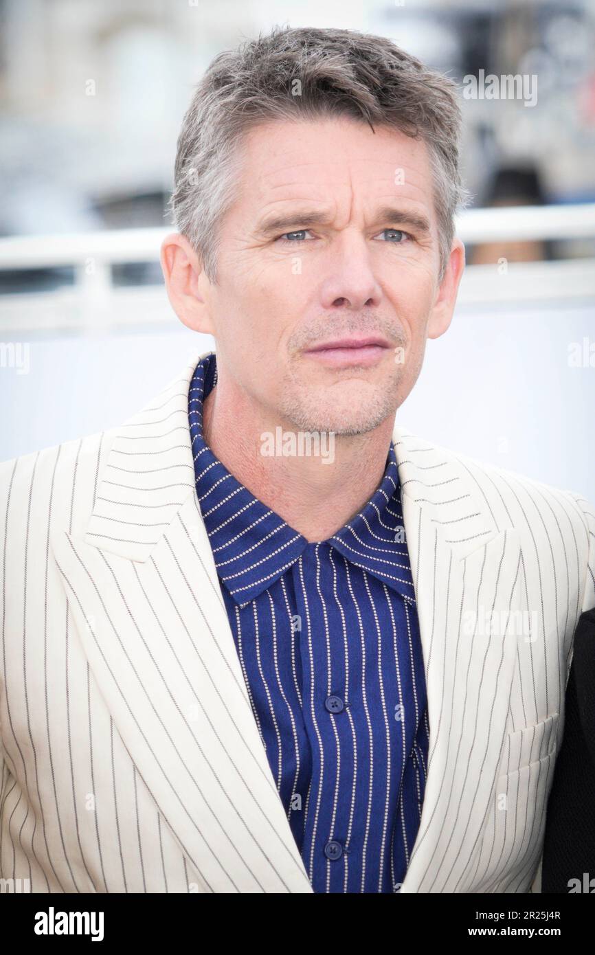 Cannes, France. 17th May, 2023. Ethan Hawke attends the ''Strange Way ...