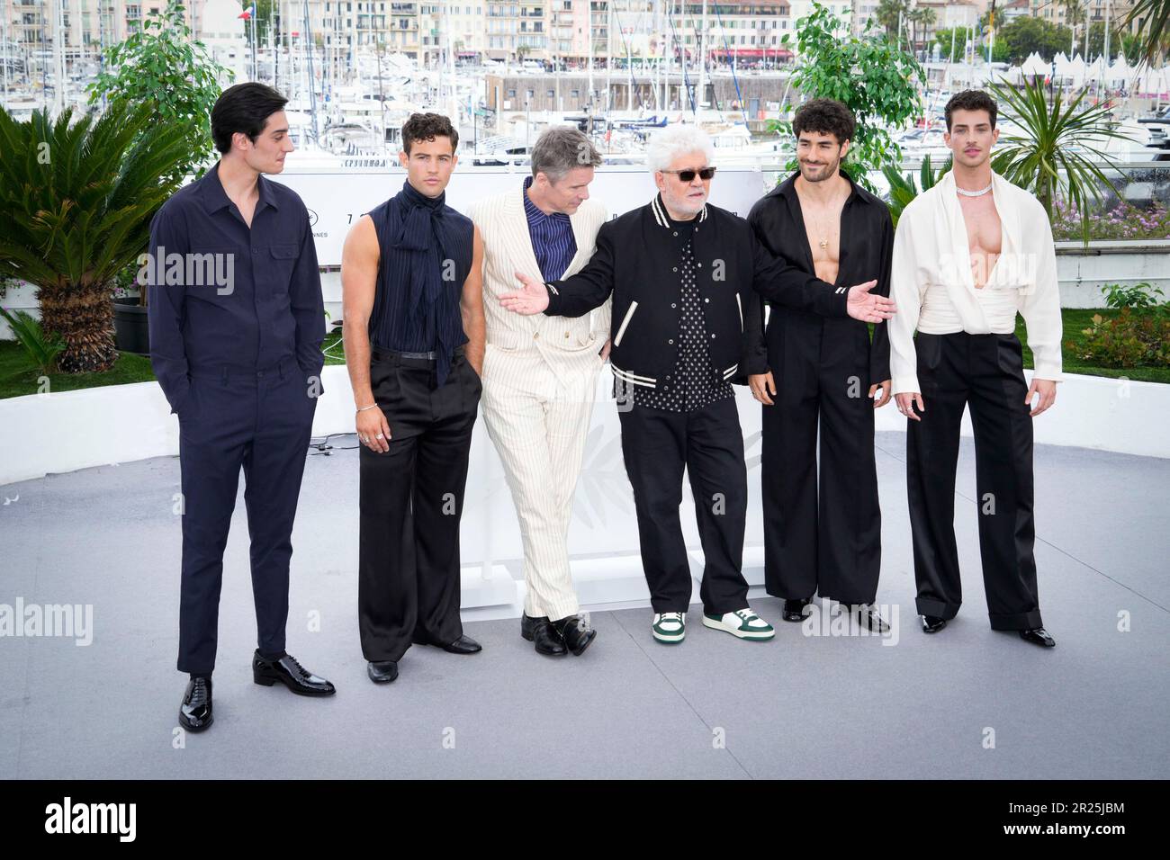Cannes, France. 17th May, 2023. George Steane, Jason Fernandez, Ethan ...