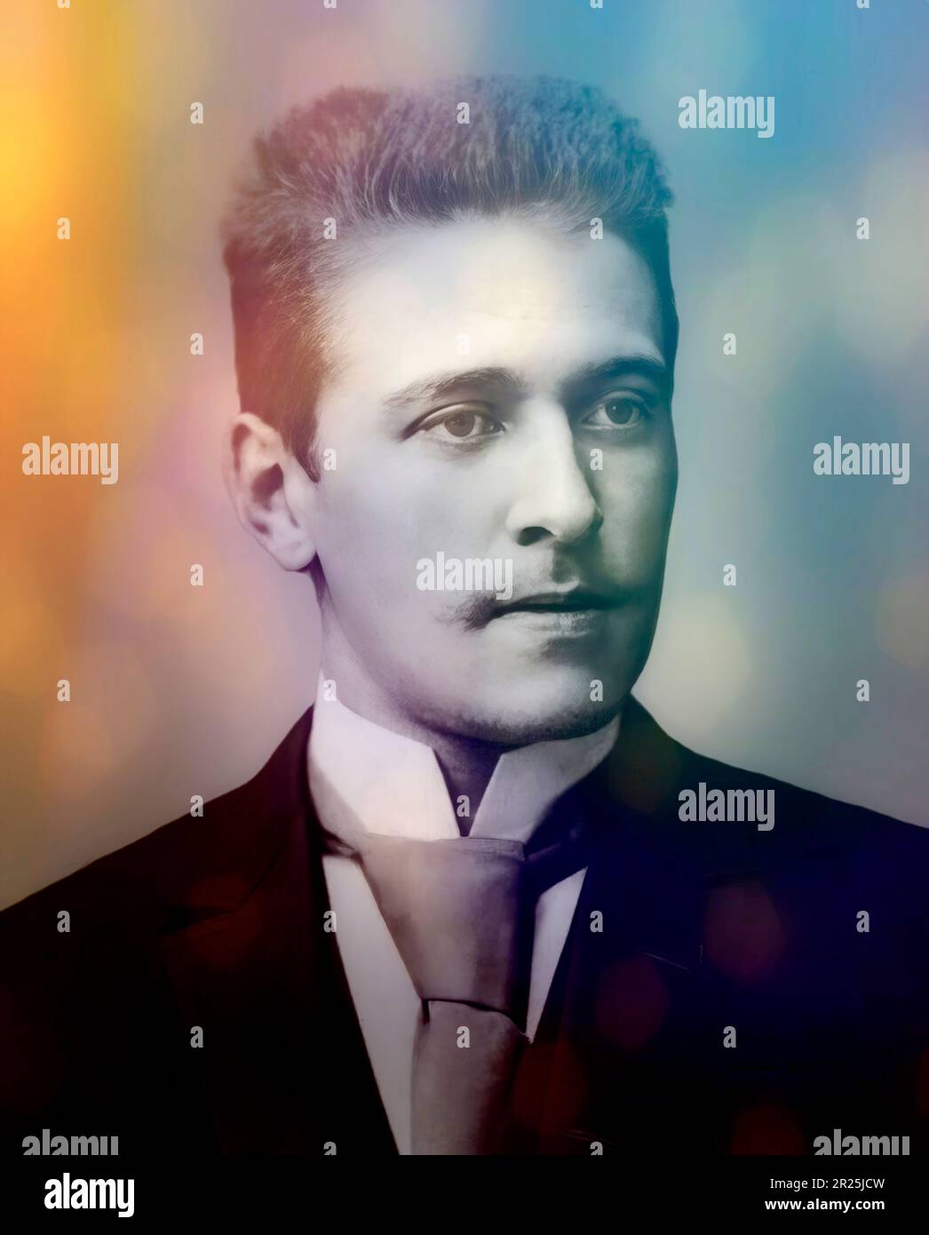 Hugo von Hofmannsthal, 1874-1929, Austrian novelist and poet, digital ...