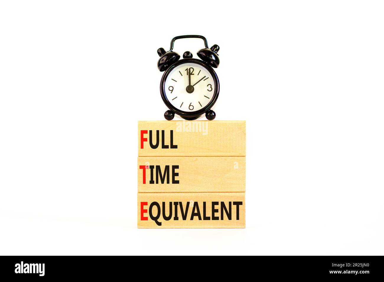 FTE Full time equivalent symbol. Concept words FTE Full time equivalent ...