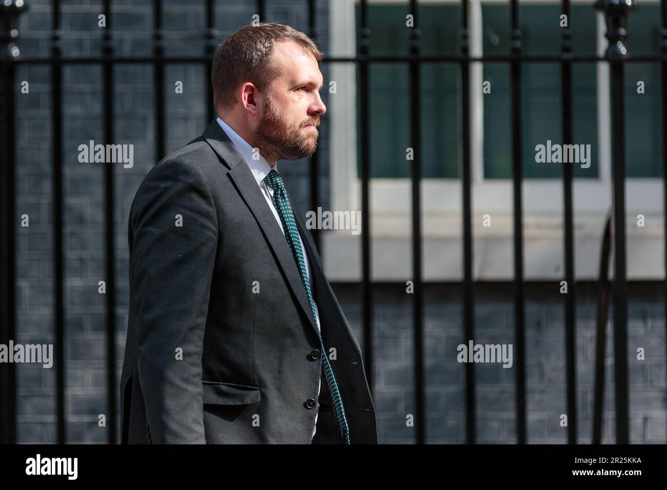 Downing Street, London, UK. 16th May 2023. Jonathan Gullis, MP for ...