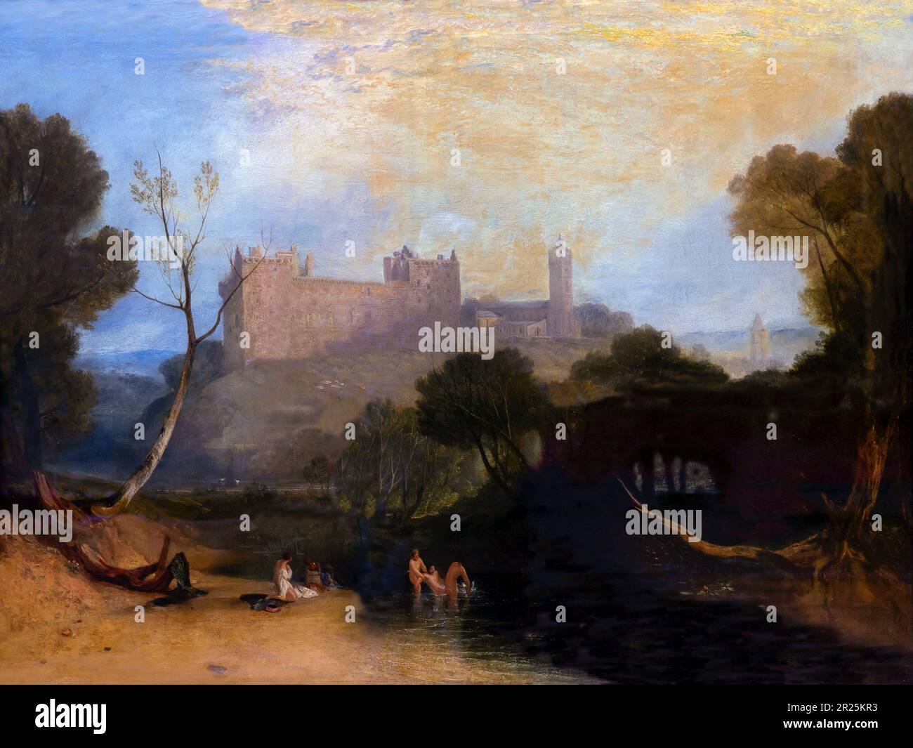 Linlithgow Palace, JMW Turner, 1807 Stock Photo - Alamy