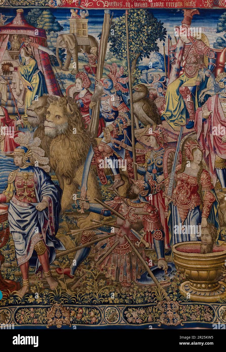 The Triumph of Fortitude, School of Brussels, circa 1525 Stock Photo ...