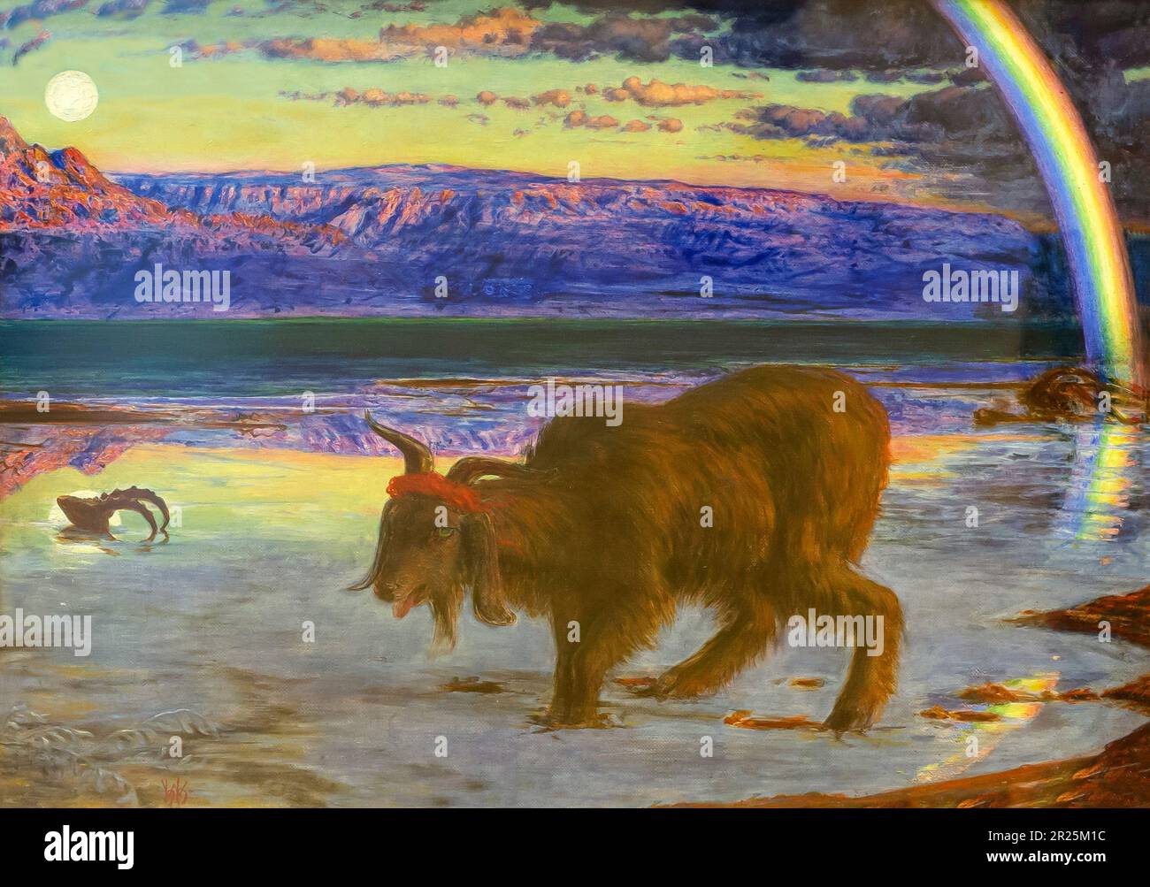 The Scapegoat, William Holman Hunt, 1854-1855 Stock Photo - Alamy