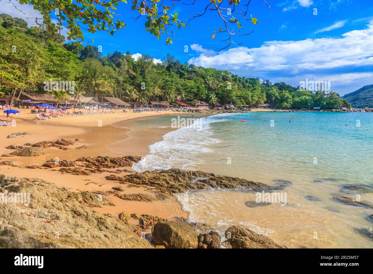 Photo of Leam Sing Beach on the Thai holiday island of Phuket by day in ...