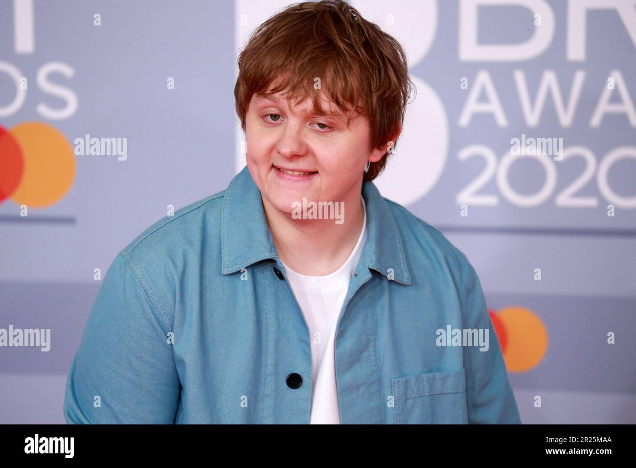Lewis Capaldi attends The BRIT Awards 2020 at The O2 Arena in London ...