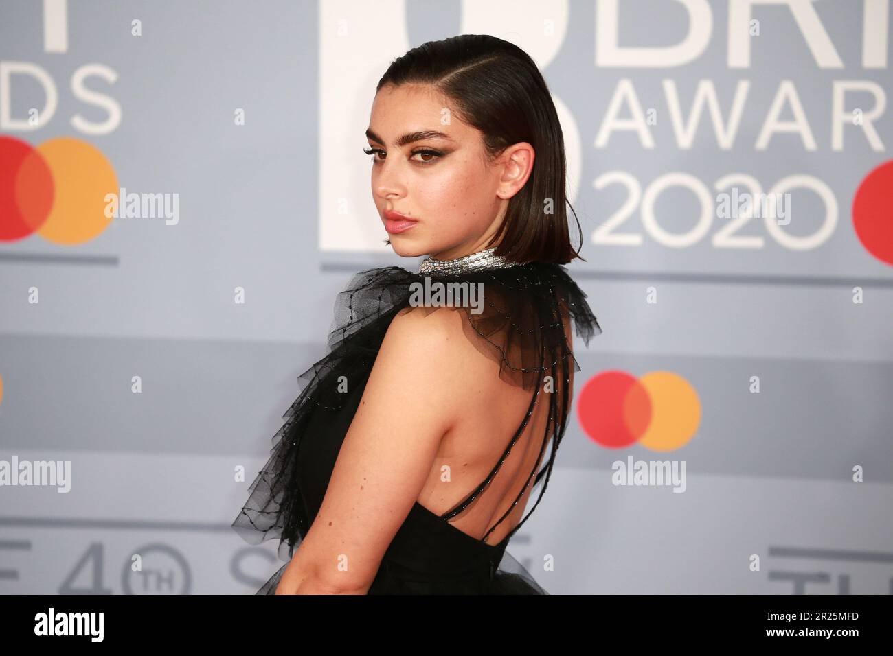 Charli XCX attends The BRIT Awards 2020 at The O2 Arena in London Stock ...