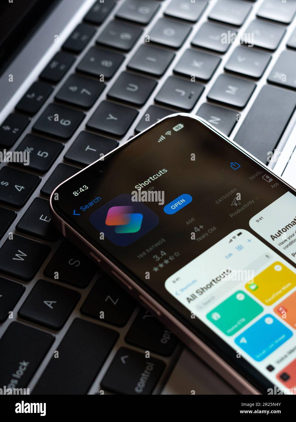 Application shortcuts hi-res stock photography and images - Alamy