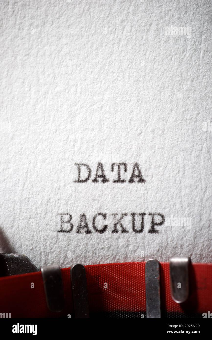 Remote backup text hi-res stock photography and images - Alamy