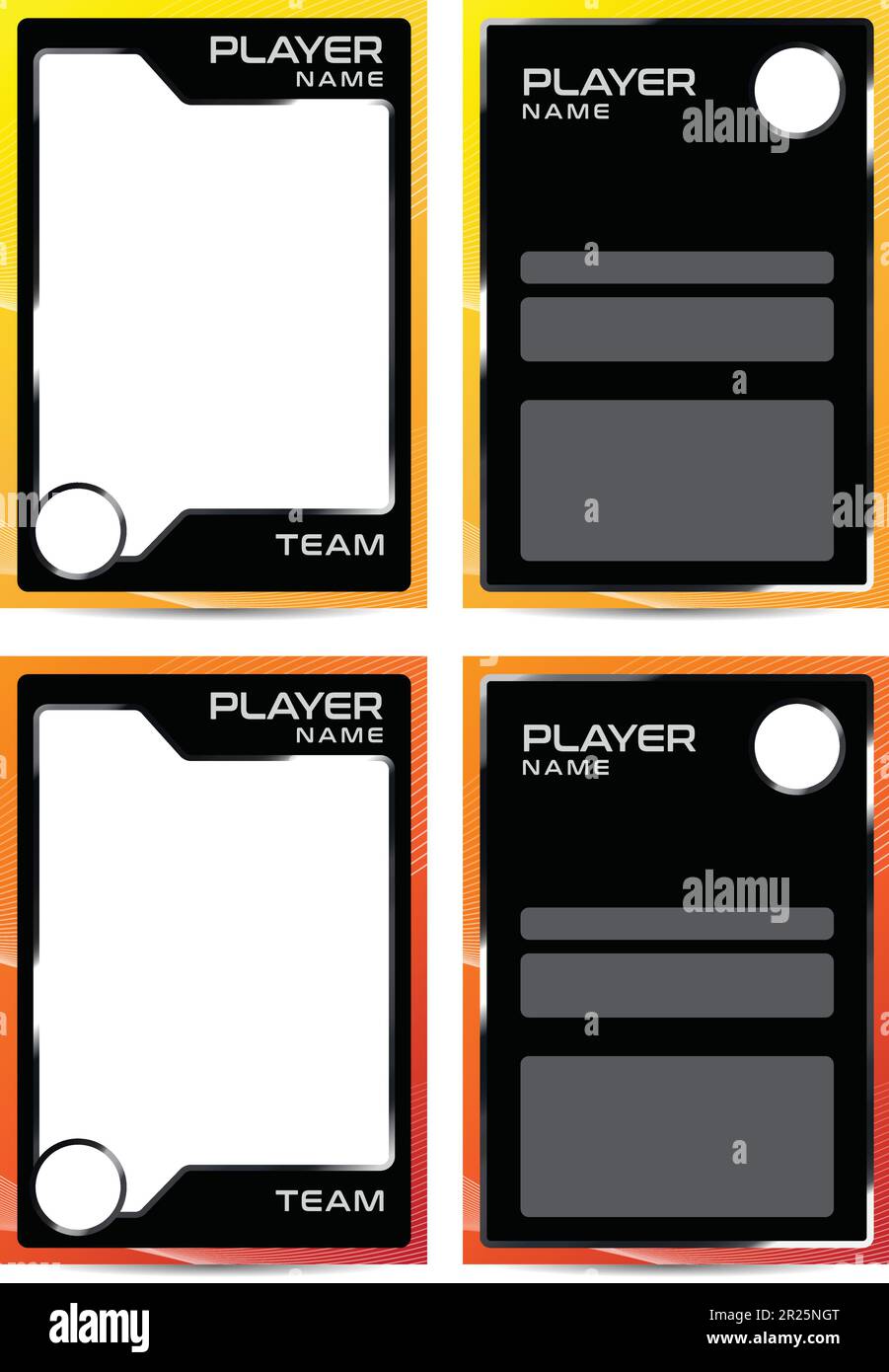 Trading Card Template A Blank Vintage Style Trading Card Template With