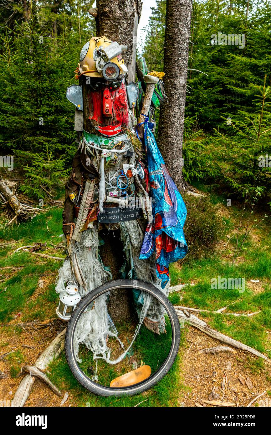 First steps along the Rennsteig between Hörschel and Blankenstein in ...