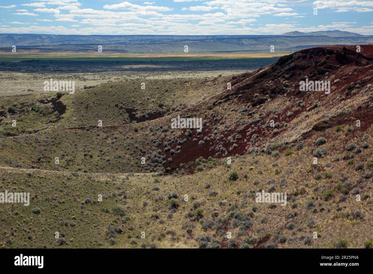 Red Bomb Crater, Diamond Craters Outstanding Natural Area, Diamond Loop ...