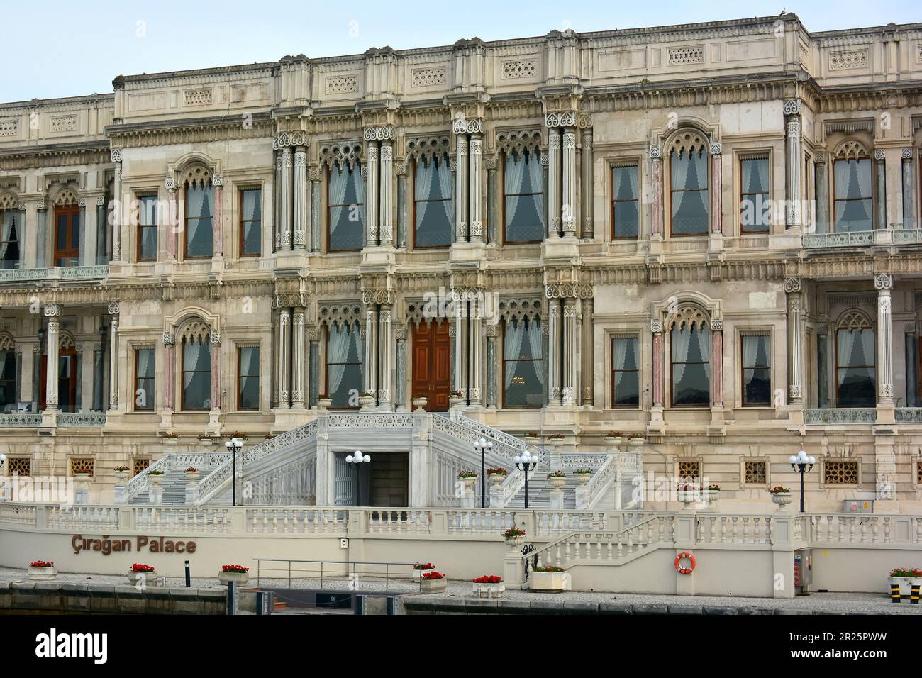Çırağan Palace, Çırağan Sarayı, a former Ottoman palace, is now a five ...