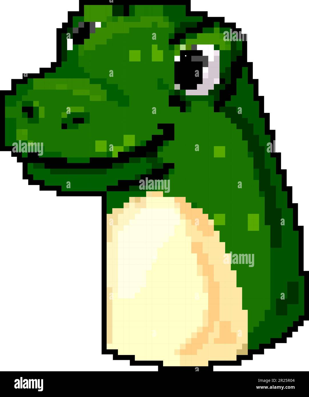 crocodile hand puppet game pixel art vector illustration Stock Vector ...