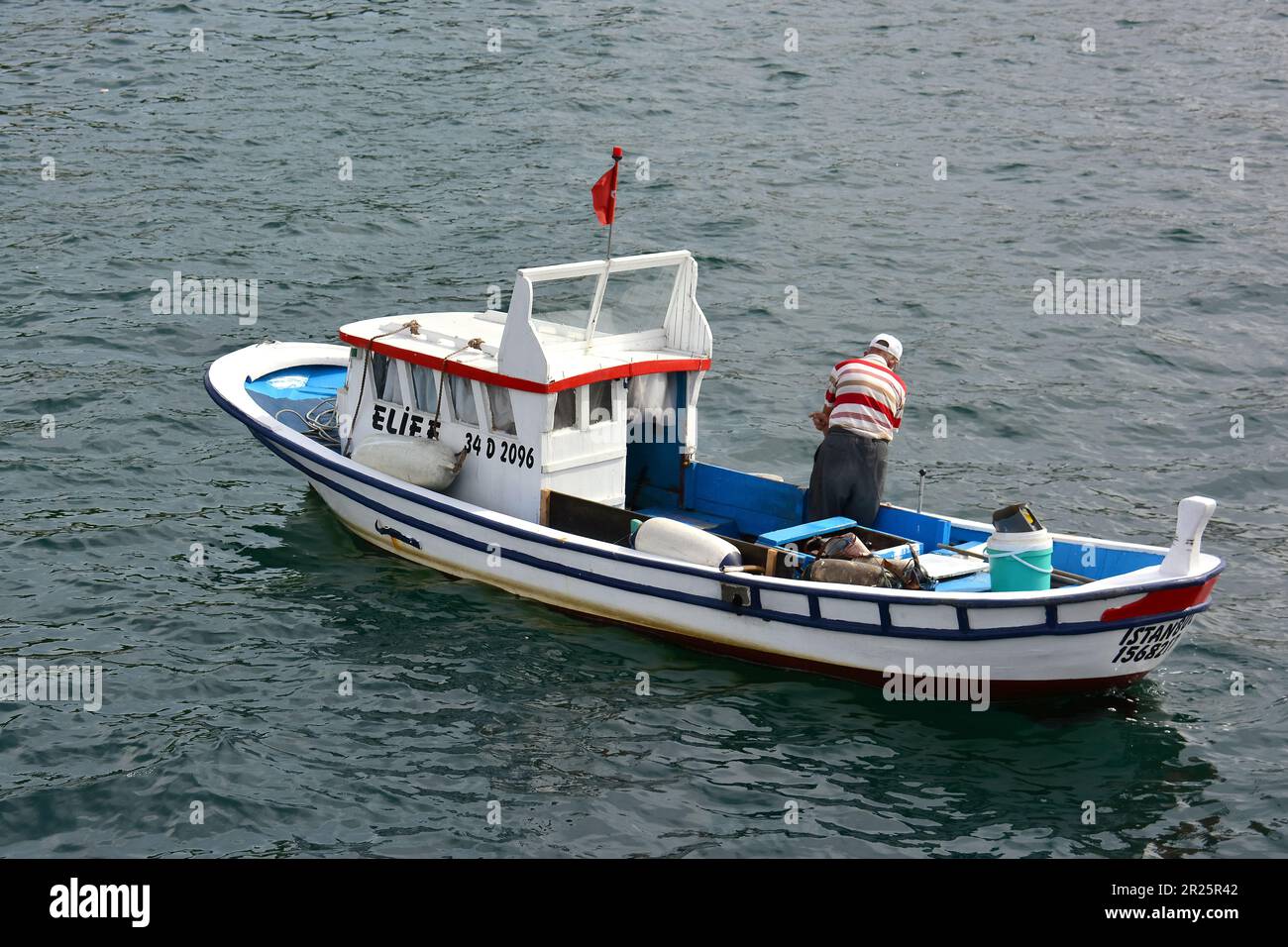 fishing boat, Bosphorus, Istanbul, Republic of Turkey Stock Photo - Alamy