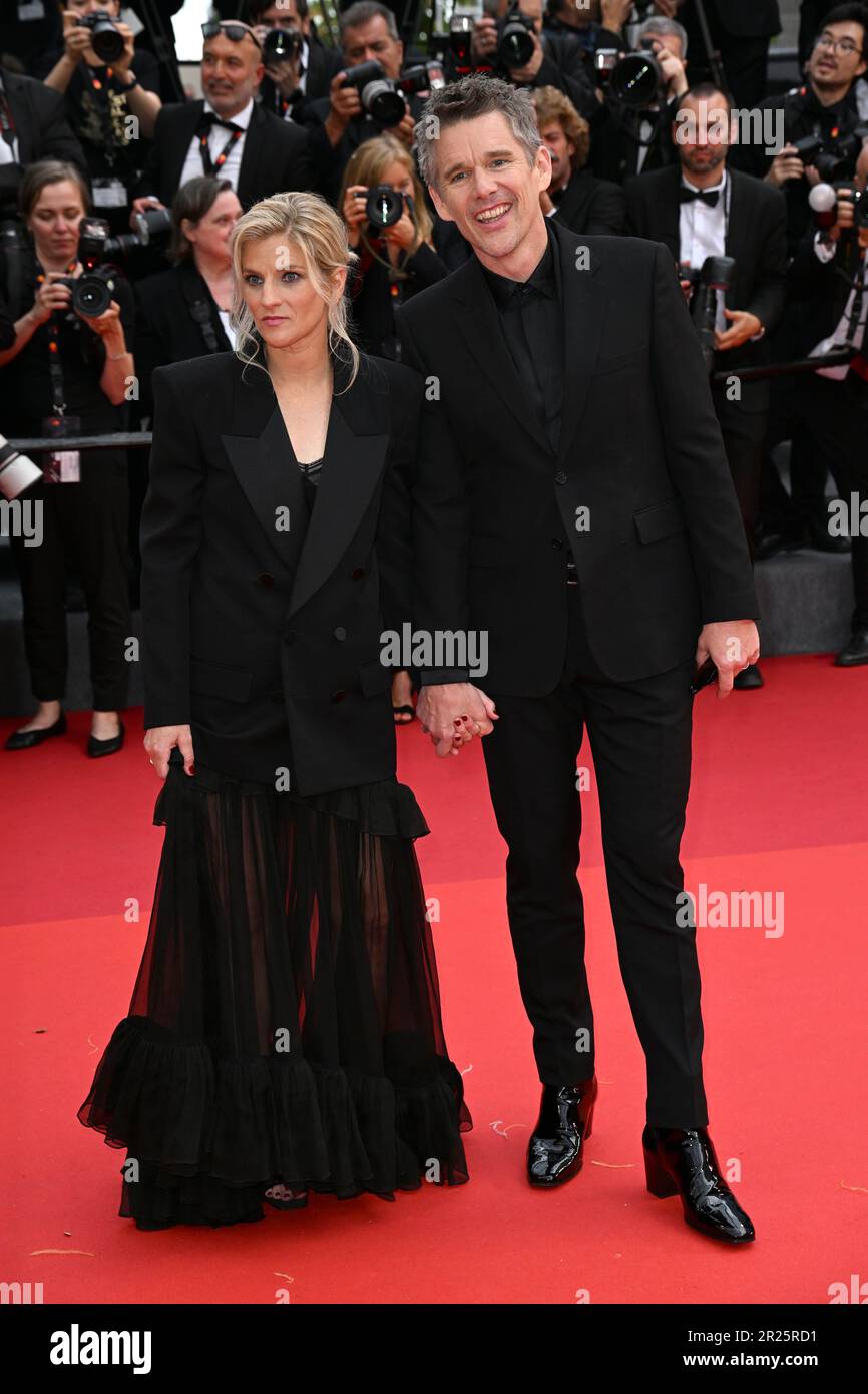 Ryan Shawhughes-Hawke and Ethan Hawke attending the Monster premiere ...