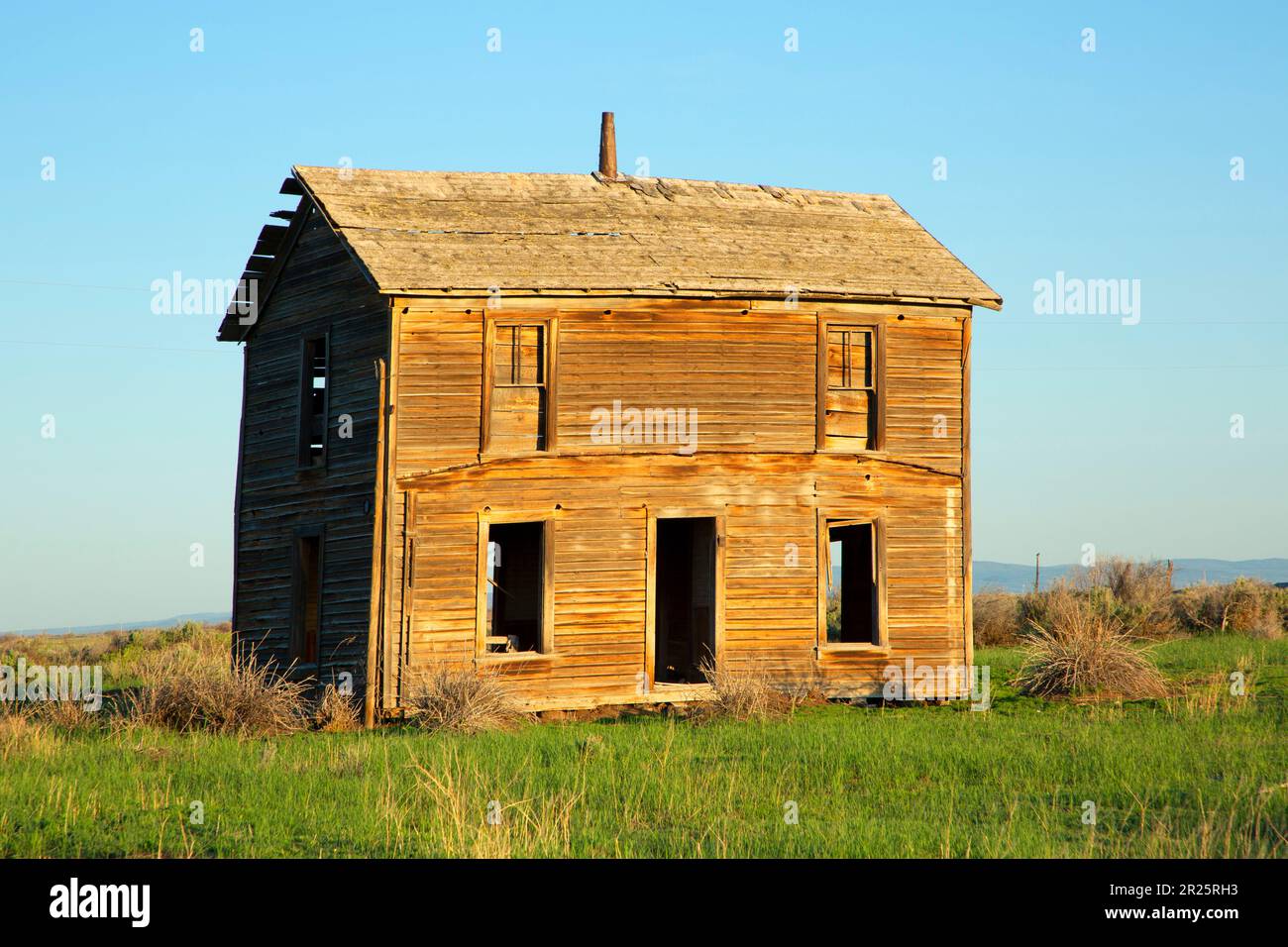 Homestead ruin, Harney County, Oregon Stock Photo - Alamy