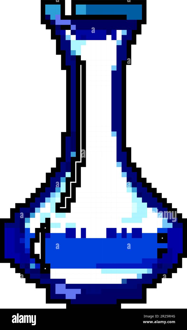 vintage antique vase game pixel art vector illustration Stock Vector ...