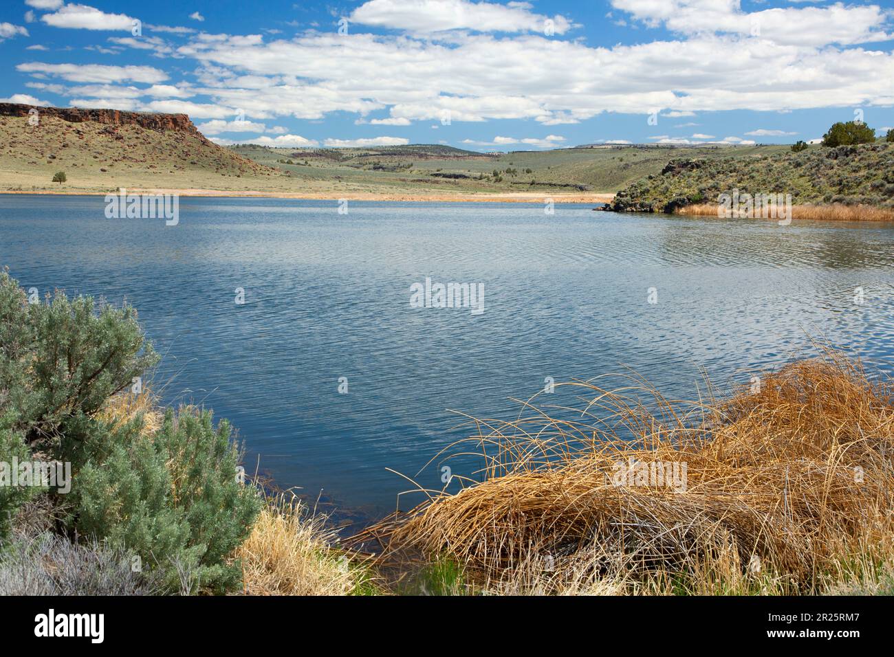 Krumbo Reservoir, Malheur National Wildlife Refuge, Oregon Stock Photo ...