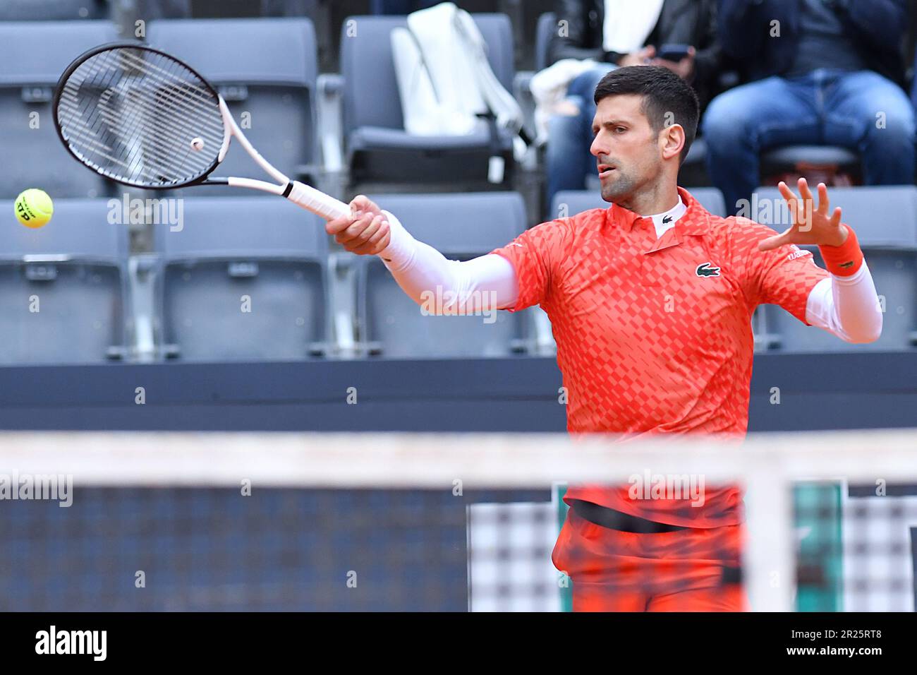 17th May 2023; Foro Italico, Rome, Italy: ATP 1000 Masters Rome, Day 10; Novak Djokovic (srb ...