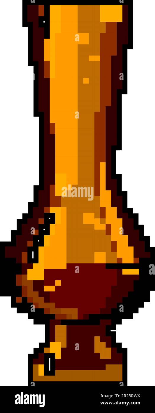 traditional antique vase game pixel art vector illustration Stock ...