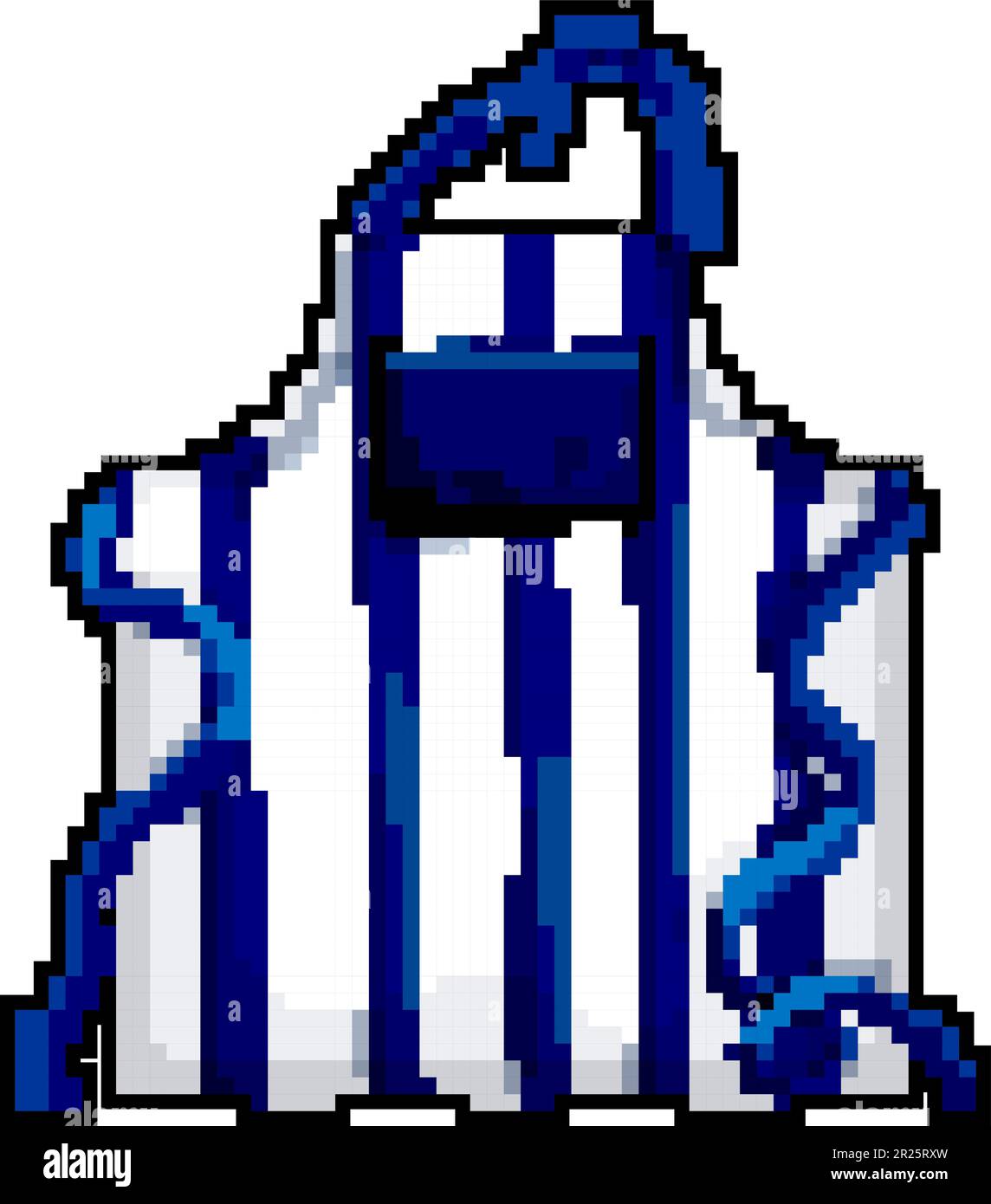 cooking kitchen apron game pixel art vector illustration Stock Vector ...