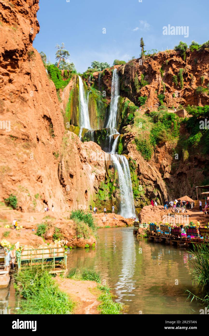 Ouzoud falls in the province of Azilal in Morocco Stock Photo - Alamy