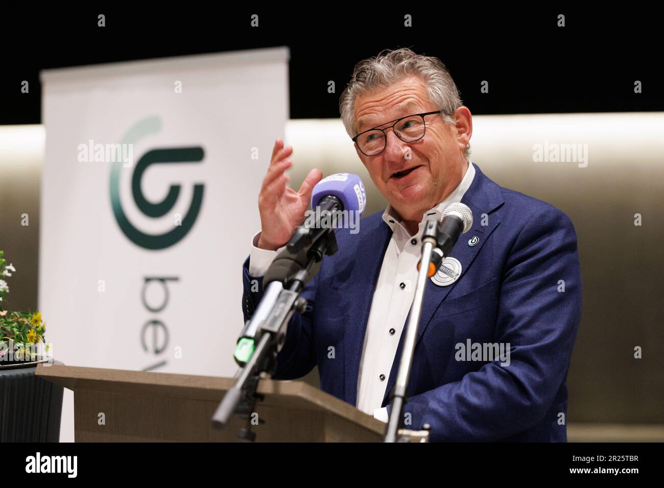 Roeselare, Belgium. 17th May, 2023. Brugge Mayor Dirk De Fauw pictured ...