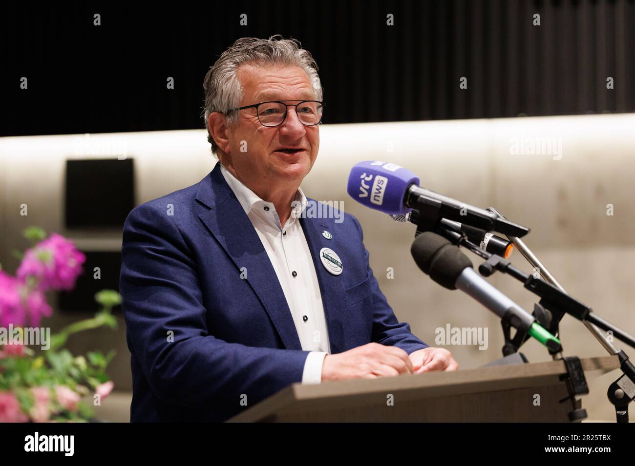 Roeselare, Belgium. 17th May, 2023. Brugge Mayor Dirk De Fauw pictured ...
