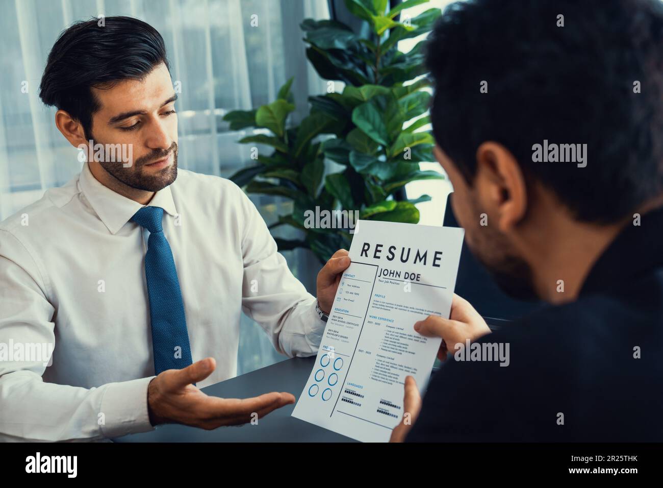 Cv interview bad hi-res stock photography and images - Alamy