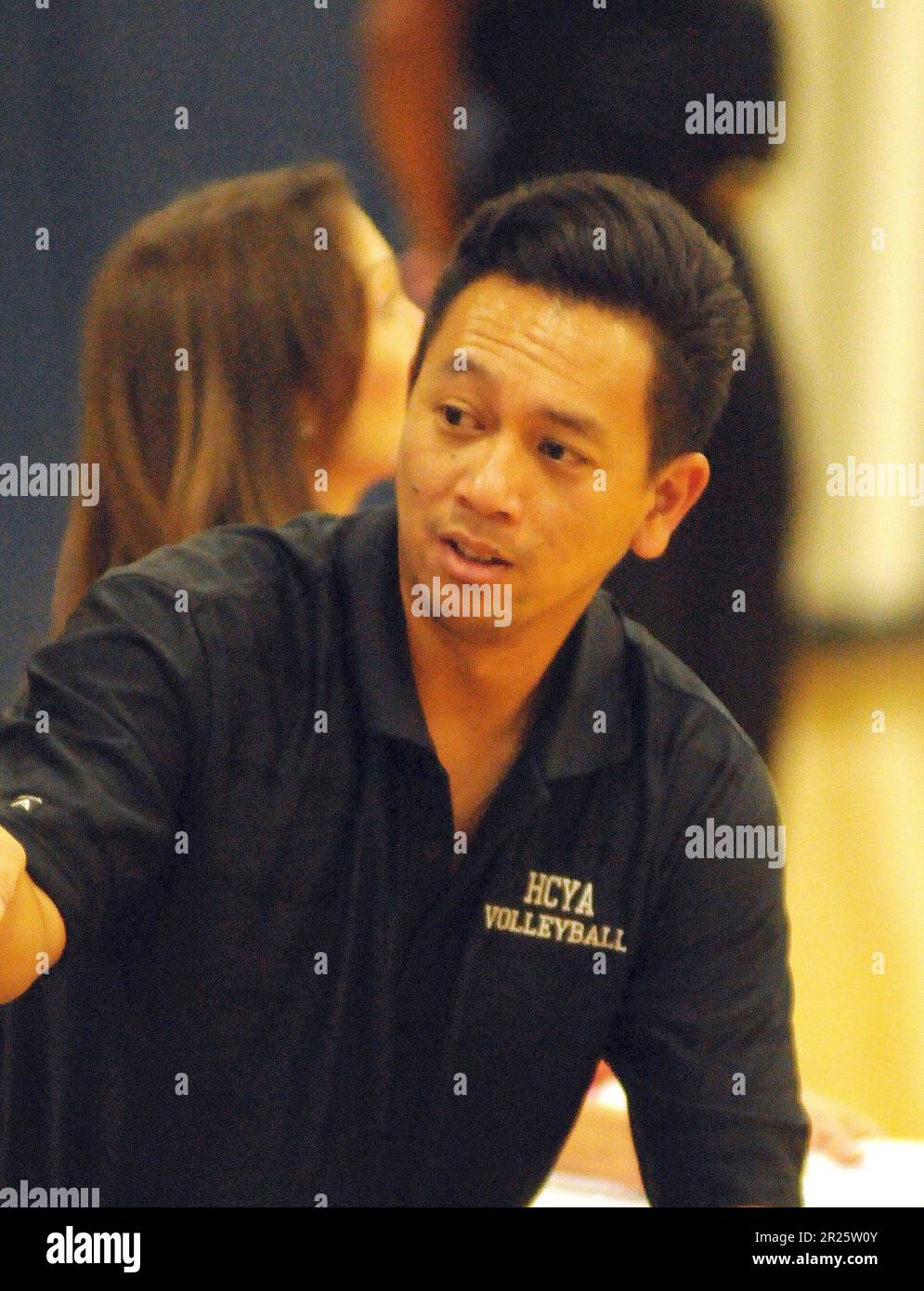 HCYA volleyball coach Thomas Le. (Lea Suzuki/San Francisco Chronicle ...