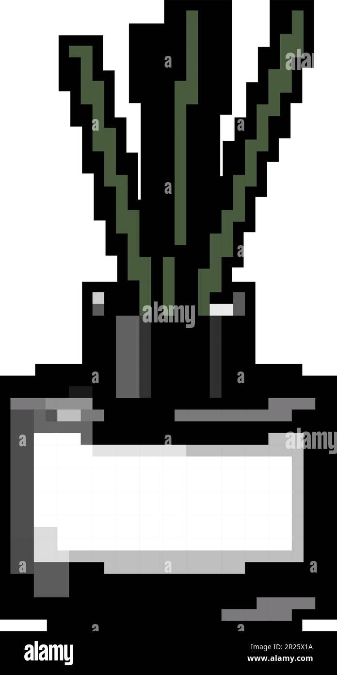 scent aroma sticks game pixel art vector illustration Stock Vector ...