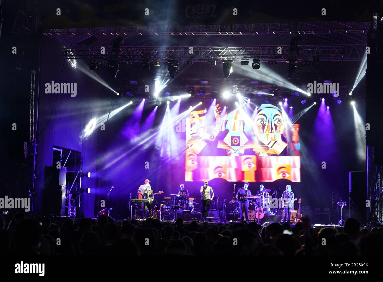 ISTANBUL, TURKIYE - SEPTEMBER 24, 2022: Belle and Sebastian Concert in Cheerz Festival Stock ...