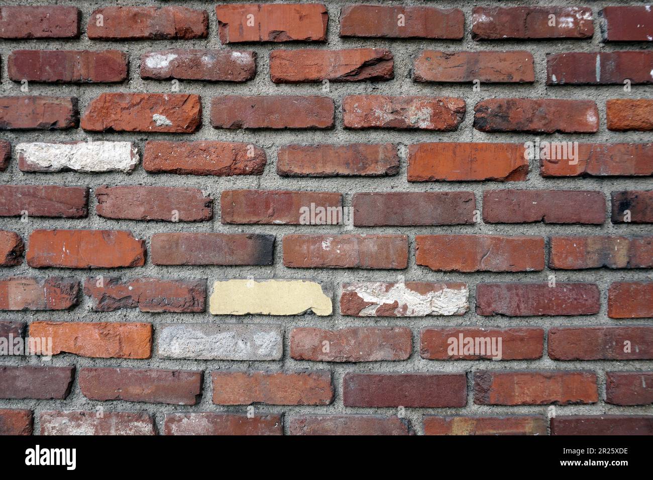 Close up view of a brick wall Stock Photo - Alamy